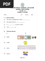 CLASS-3 MATHS Money WORKSHEET | PDF | Money | Cash