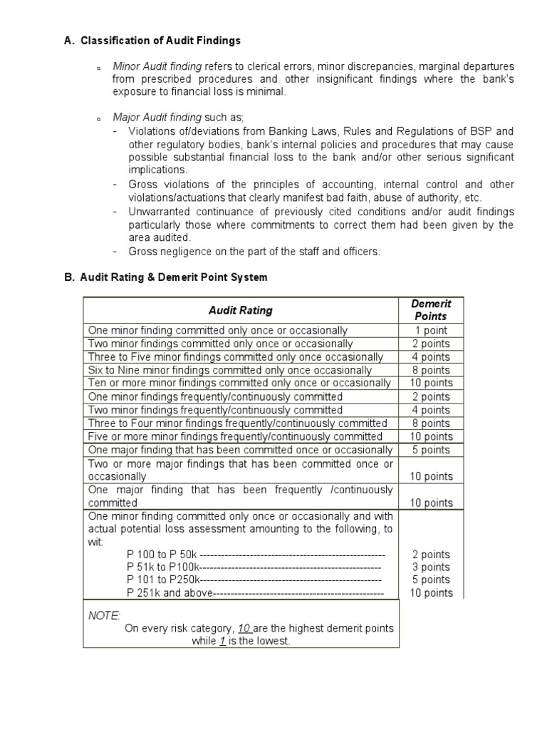 Minor Audit Finding Refers To Clerical Errors, Minor Discrepancies ...