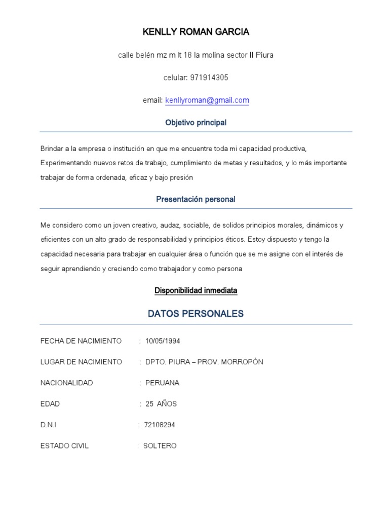 CV Roman Garcia PDF | PDF | Educación avanzada | Business