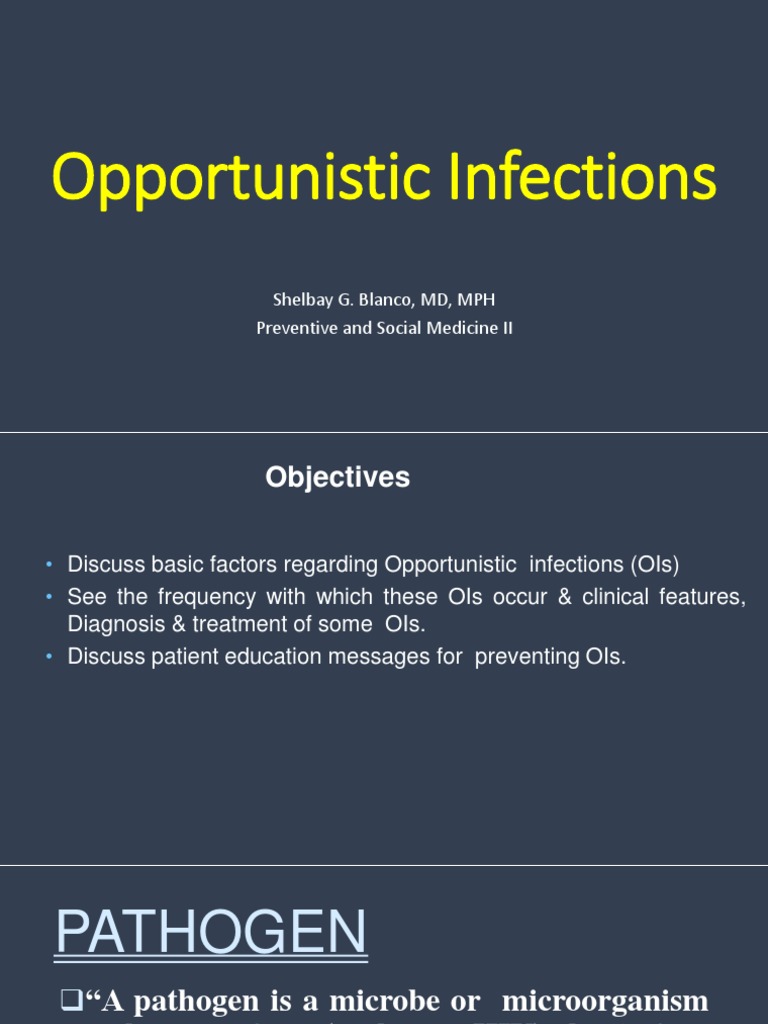 Pathology of Opportunistic Infections | PDF | Hiv/Aids | Pathogen
