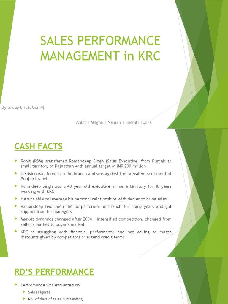 Sales Strategy for KRC Executives | PDF | Motivation | Motivational