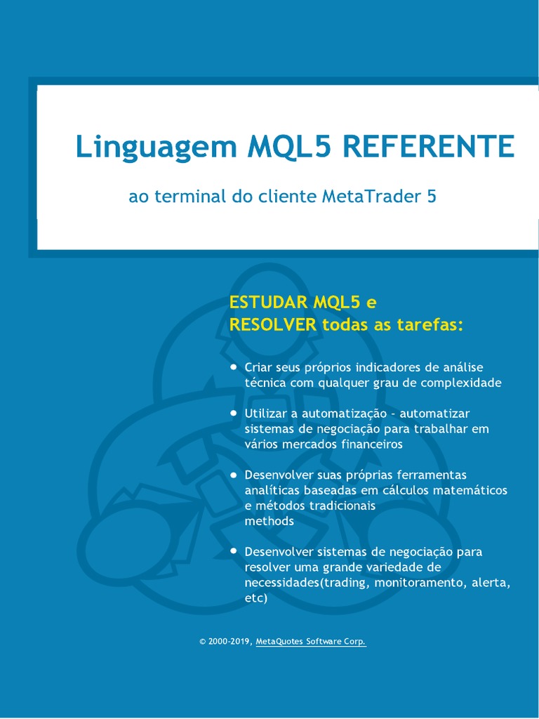 mql5 Portuguese PDF | PDF | Tipo de dados | Engenharia de Software