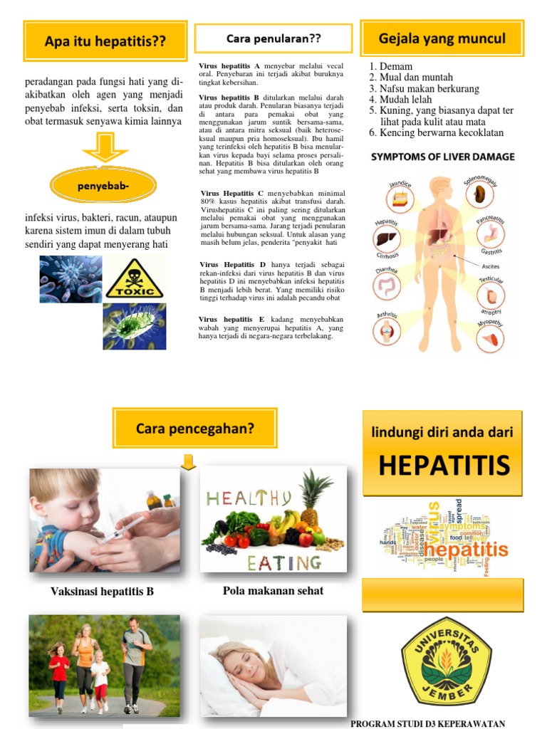 Leaflet Hepatitis PDF | PDF