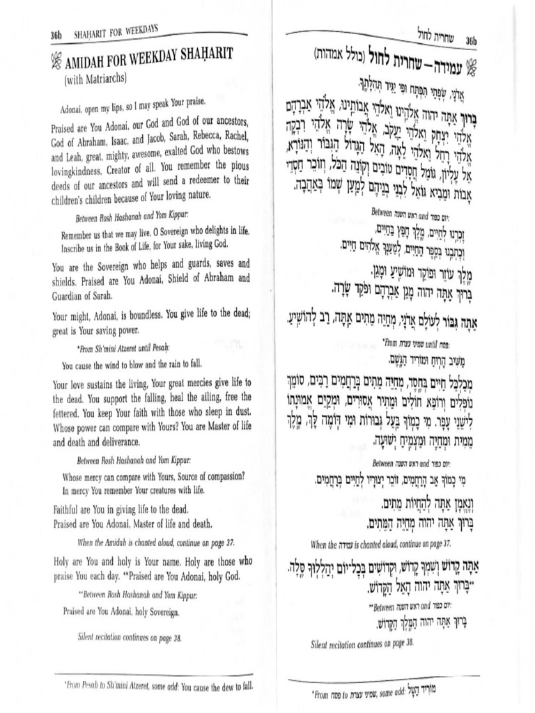 Weekday Amidah | PDF