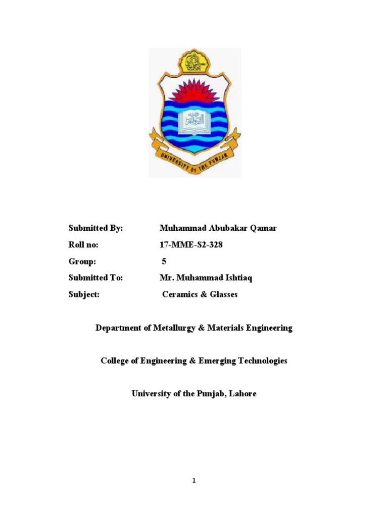 TGA of Ceramics Lab Report#2 | PDF | Thermogravimetric Analysis ...