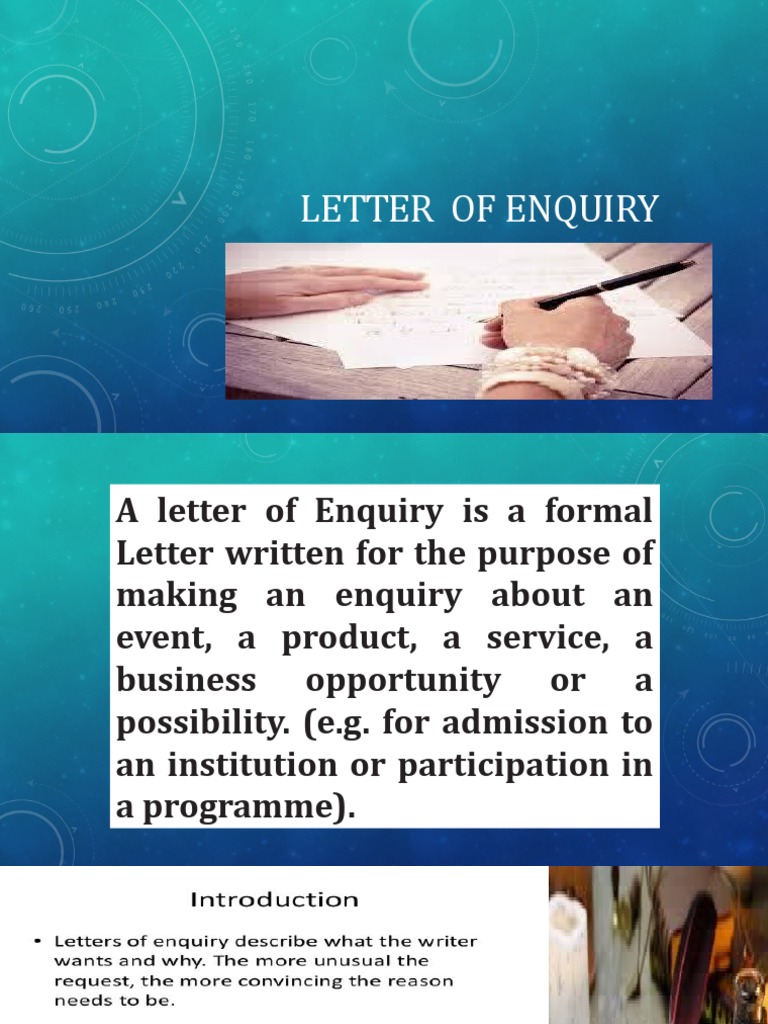 Letters of Enquiry | PDF