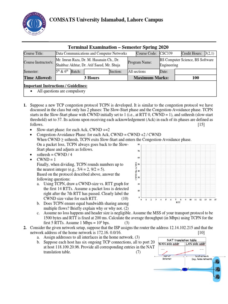 DCCN Final | PDF | Transmission Control Protocol | Computer Network