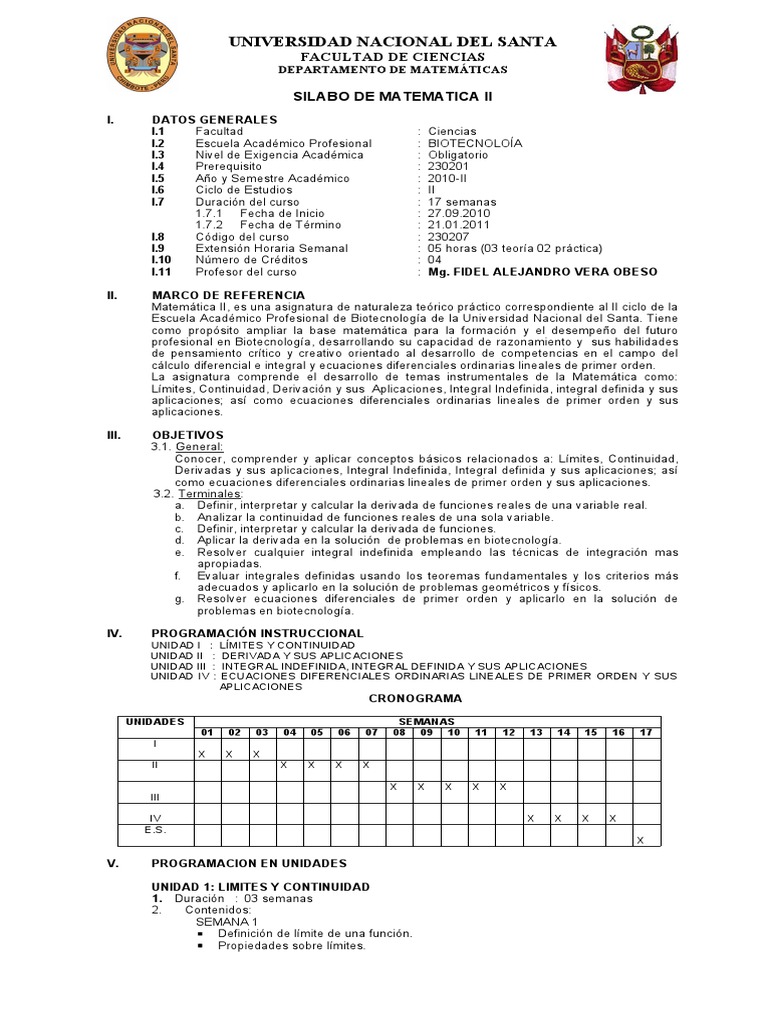 Matematica II Eapb | PDF | Integral | Derivado