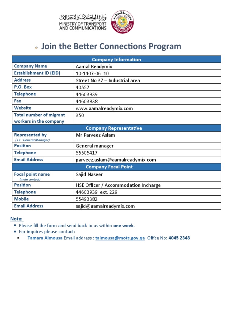 Joining Form - Better Connection | PDF | Communication | Computing