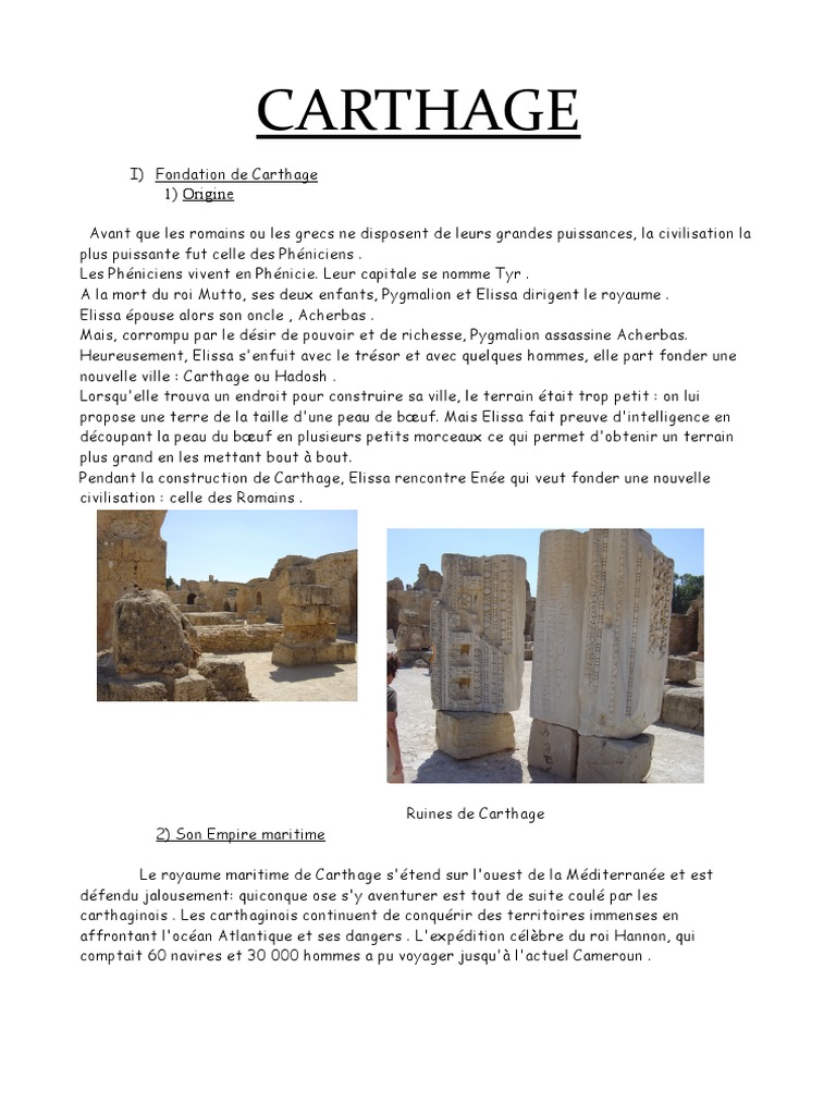 Carthage-2 2 | PDF | Phénicie | Rome antique