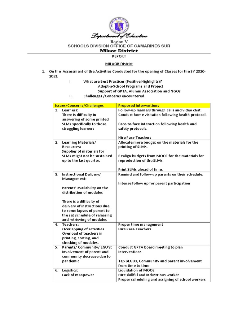 Challenges in Modular Distance Learning | PDF | Distance Education ...
