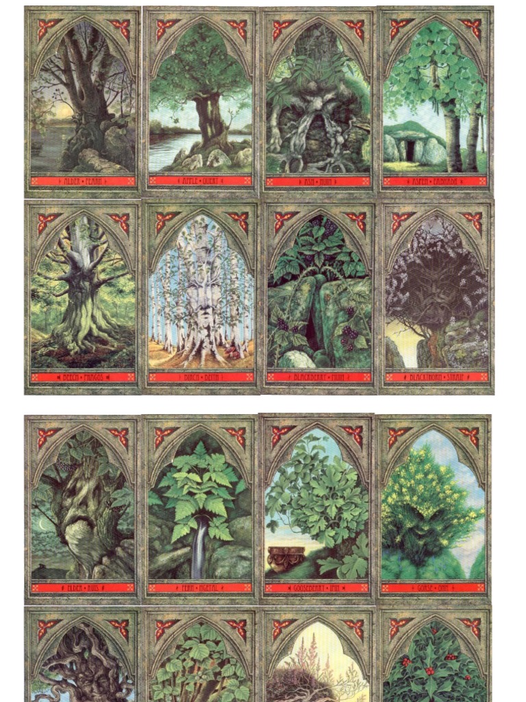 Green Man Tree Oracle Cards | PDF
