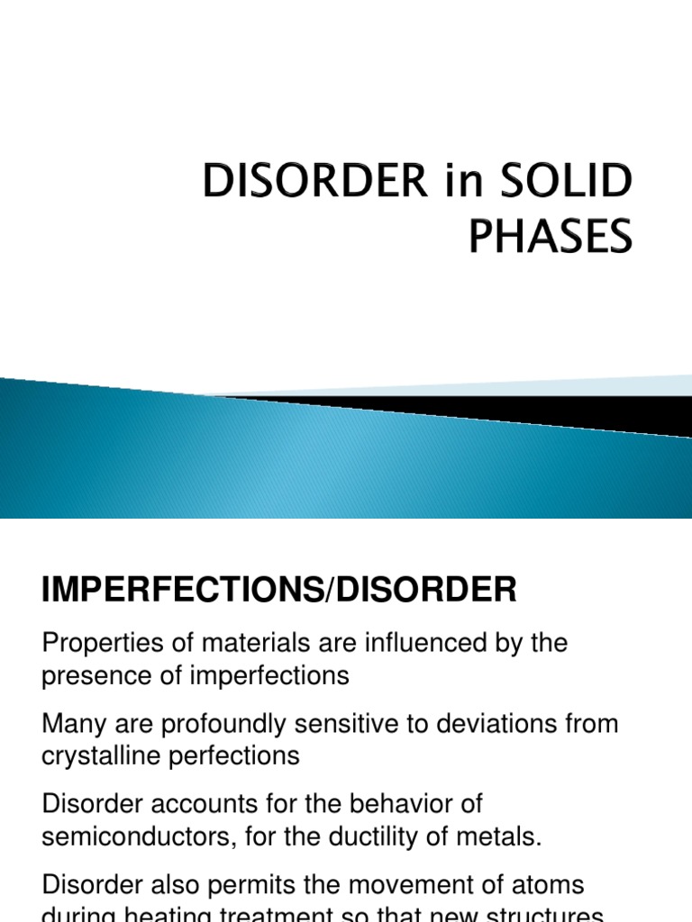 Crystalline Imperfections | PDF | Crystallite | Dislocation