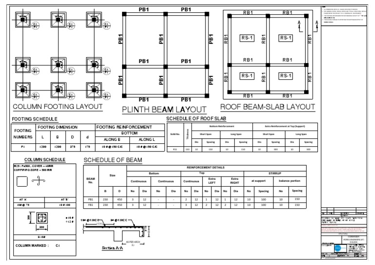 STR-01 (A3) | PDF | Civil Engineering | Structural Engineering