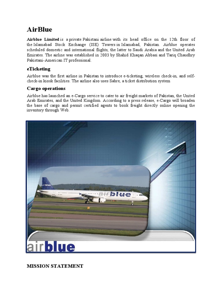 SWOT Airblue | PDF | Airlines | Aviation