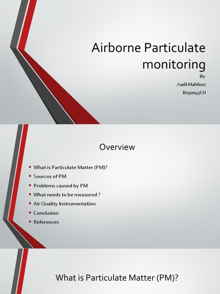 Airborne Particulate Matter Overview | PDF | Particulates | Air Pollution