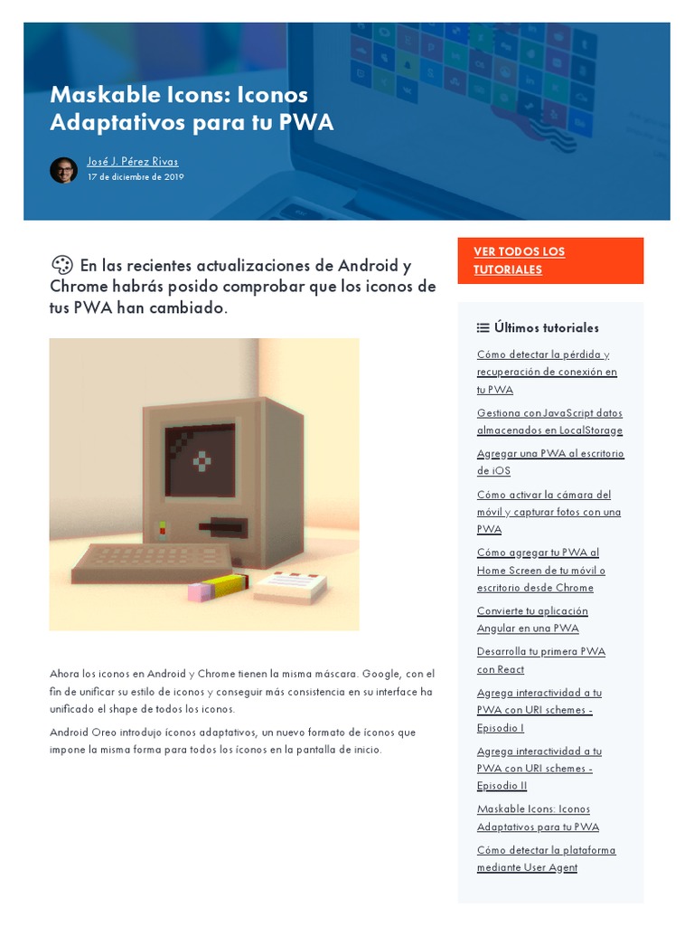 Maskable Icons - Iconos Adaptativos para Tu PWA - PWA Experts I - O ...