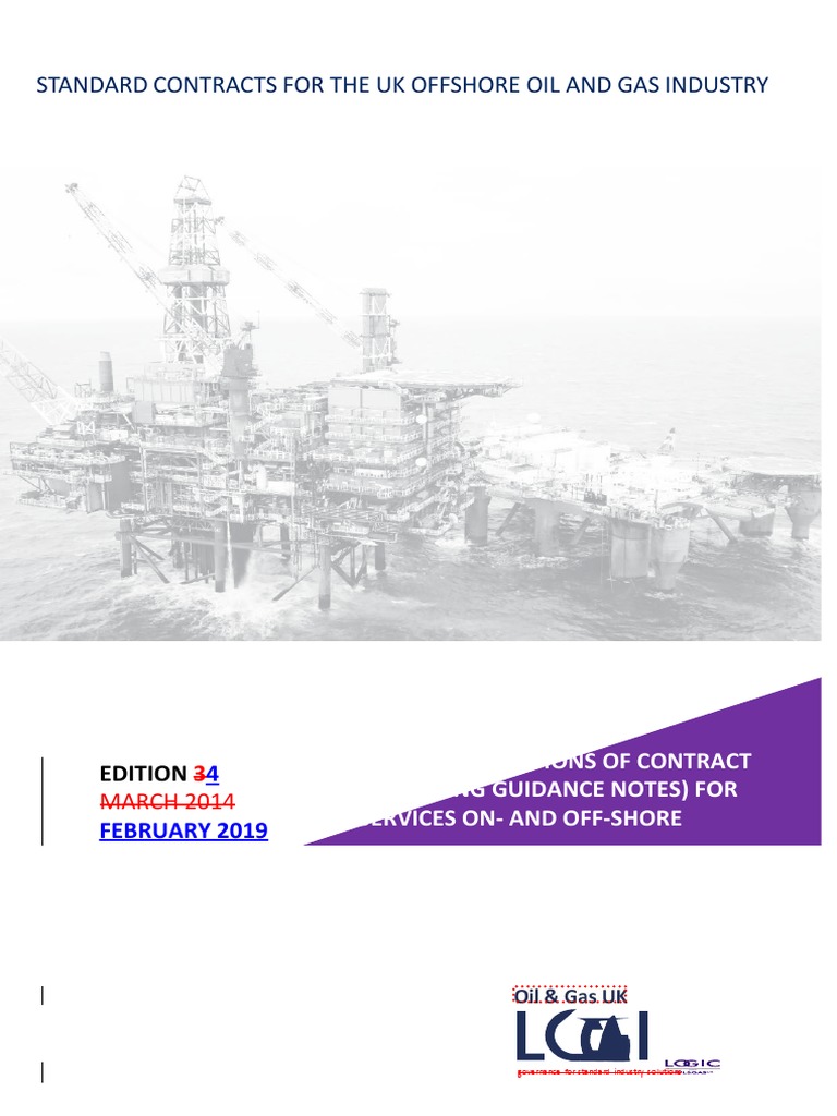 Standard Contracts For The UK Offshore Oil and Gas Industry | PDF ...