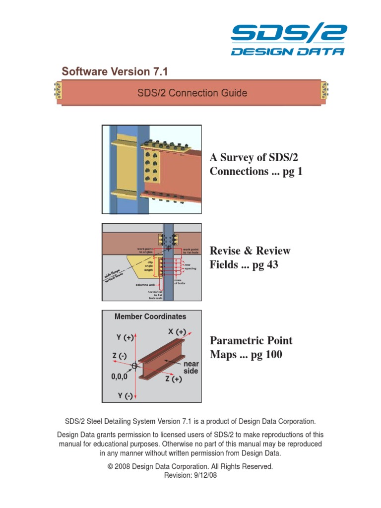 SDS2 7.1-Connection Guide | Download Free PDF | Beam (Structure) | Truss