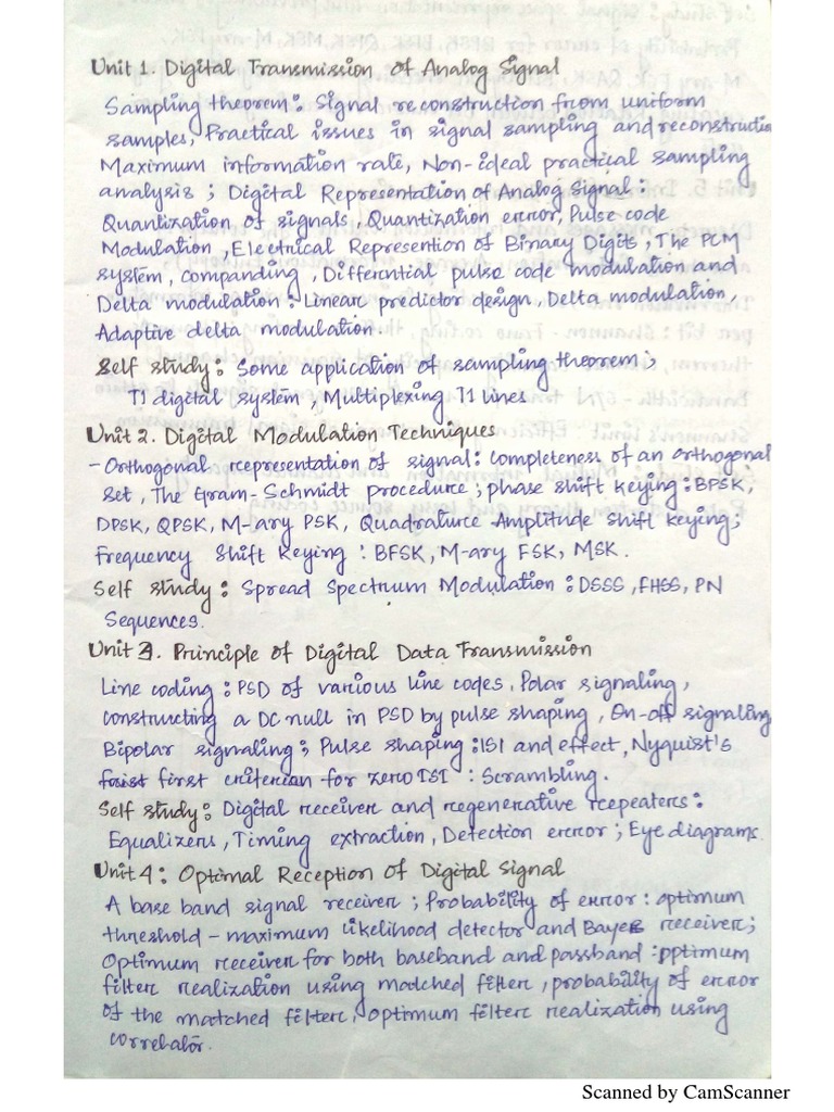 DCT Full Notes | PDF