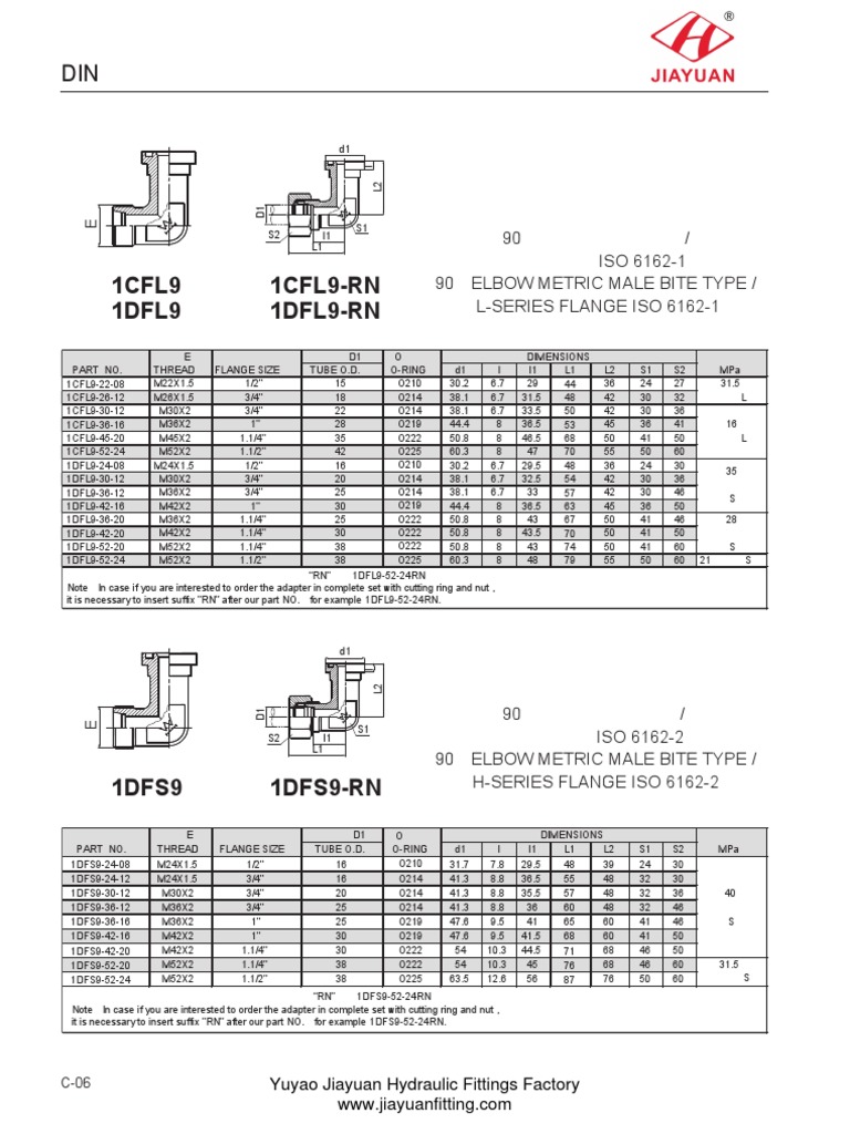 SAE Code 62 Flange Elbow H Fittings | PDF