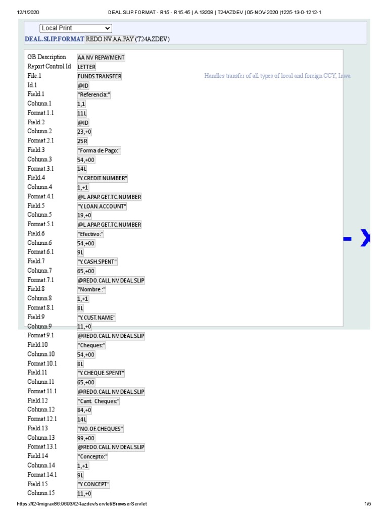 Deal - Slip.Format: Handles Transfer of All Types of Local and Foreign ...