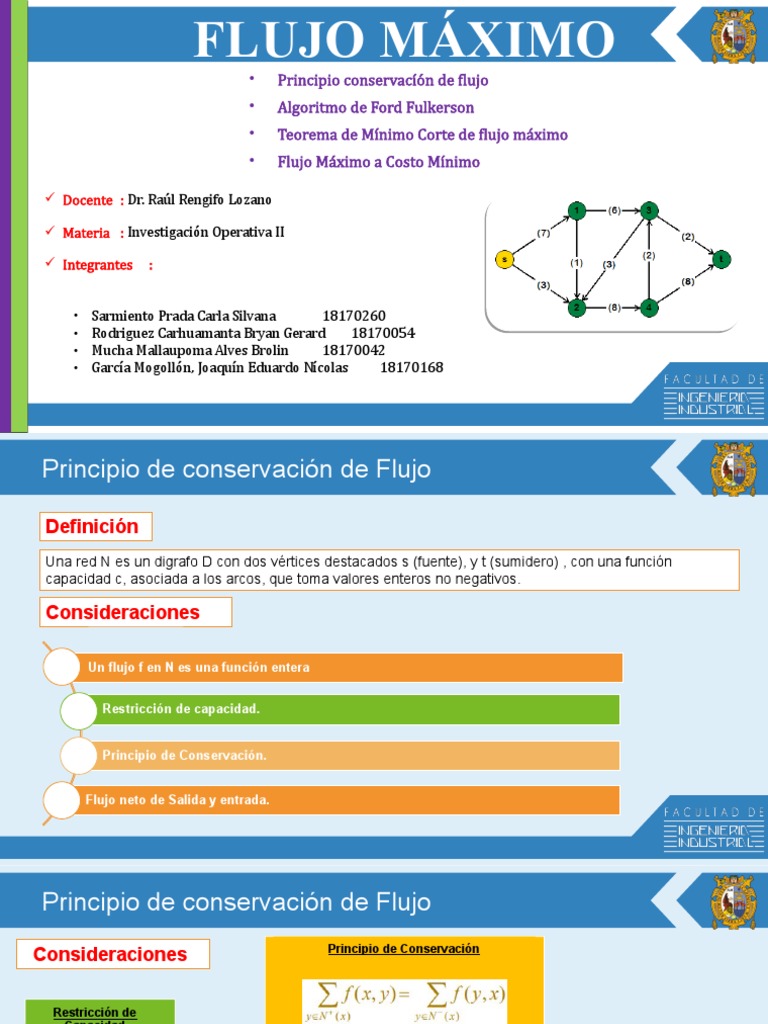 Flujo Máximo | PDF | Algoritmos | Matemáticas discretas