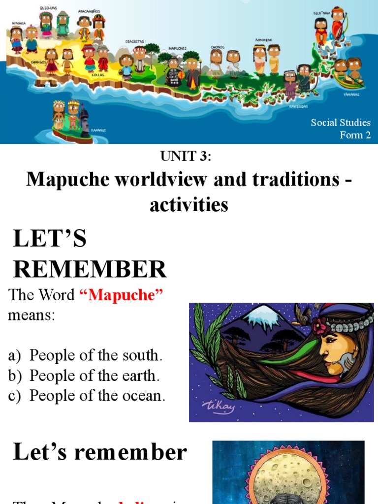 Mapuche Worldview and Traditions - Activities | PDF