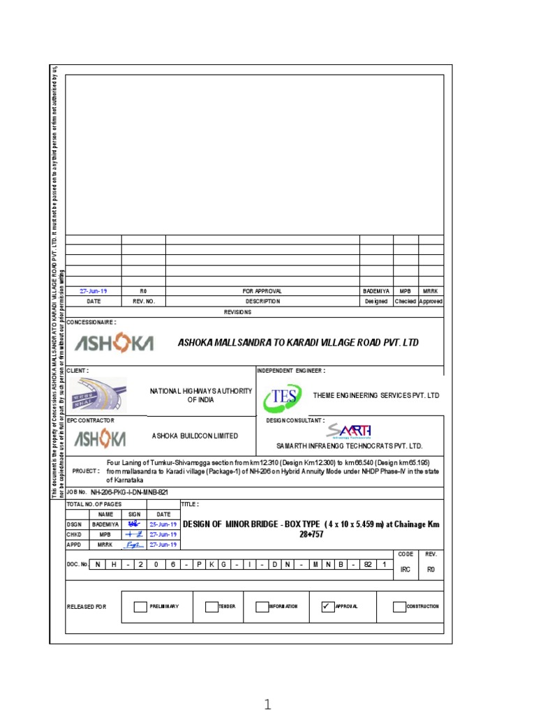 DN - 28+757 - MNB - Box Type | PDF | Economic Sectors | Building ...