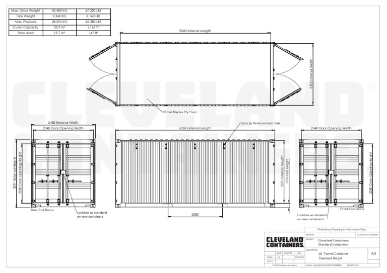 Preliminary Drawing For Information Only: Revision: Project: Do Not ...