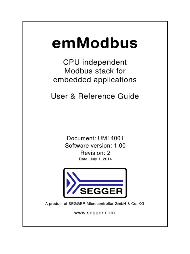 UM14001 Emmodbus | PDF | Port (Computer Networking) | Data Type