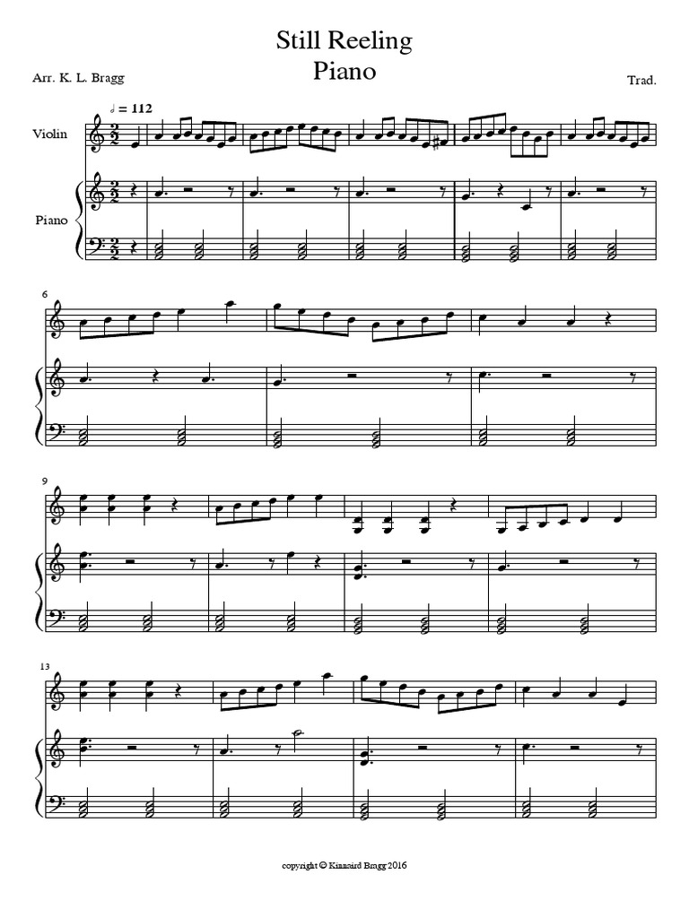 Still Reeling - Piano | PDF