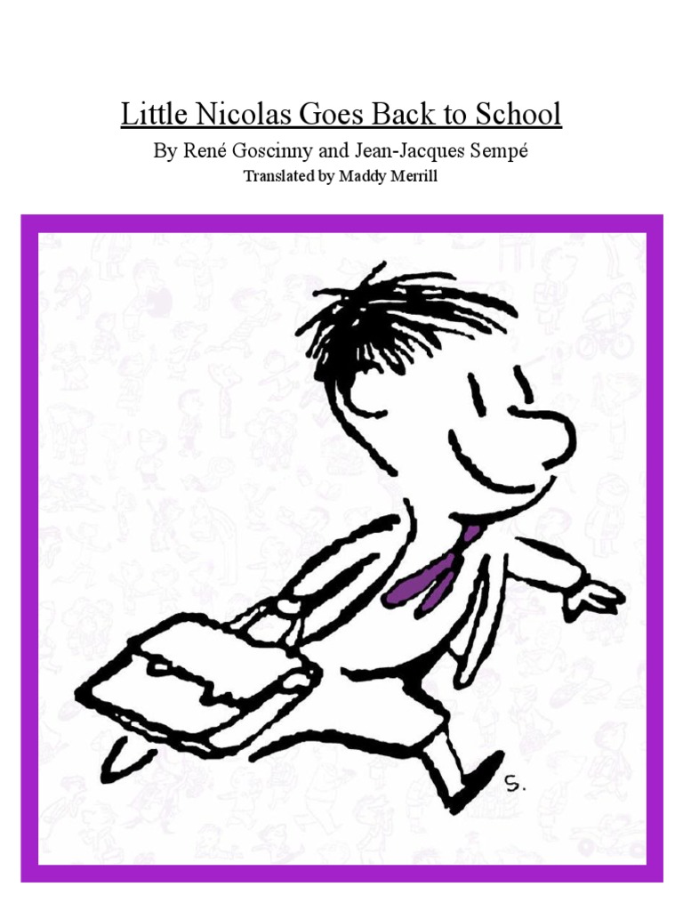 Le Petit Nicolas Translation Project | PDF | Translations