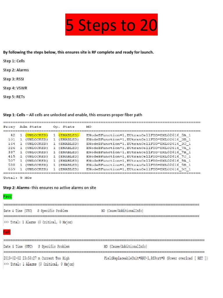How To Read Alarm Logs - 5 Steps To 20 | PDF