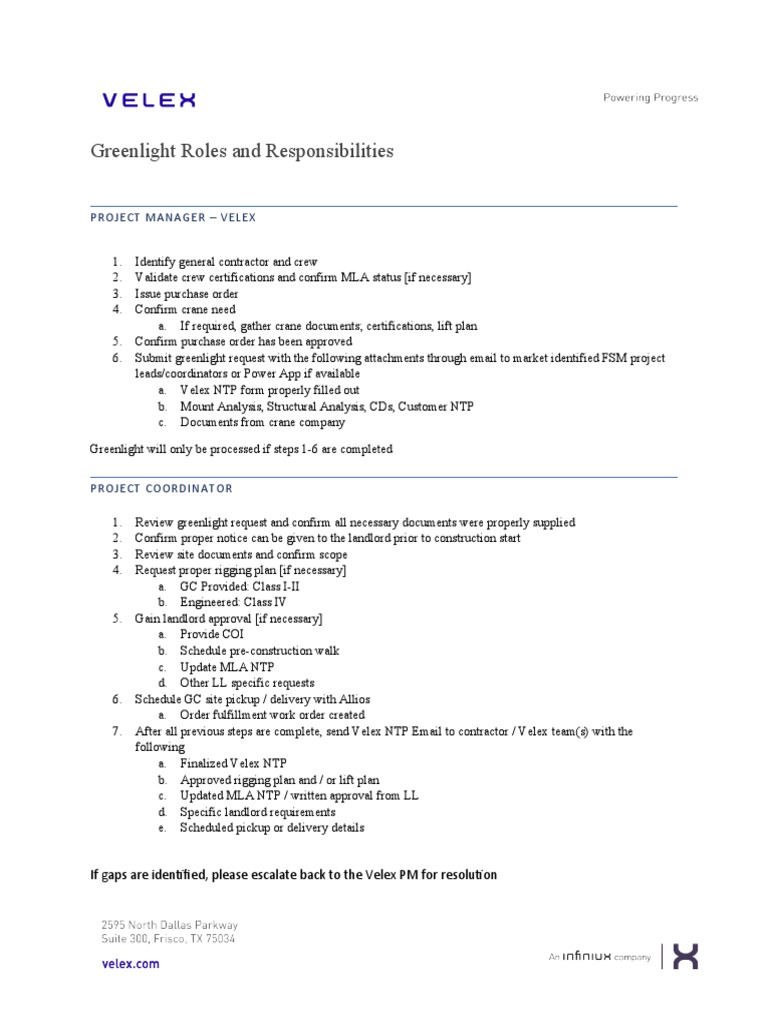 Greenlight Process - NTL | Download Free PDF | Business