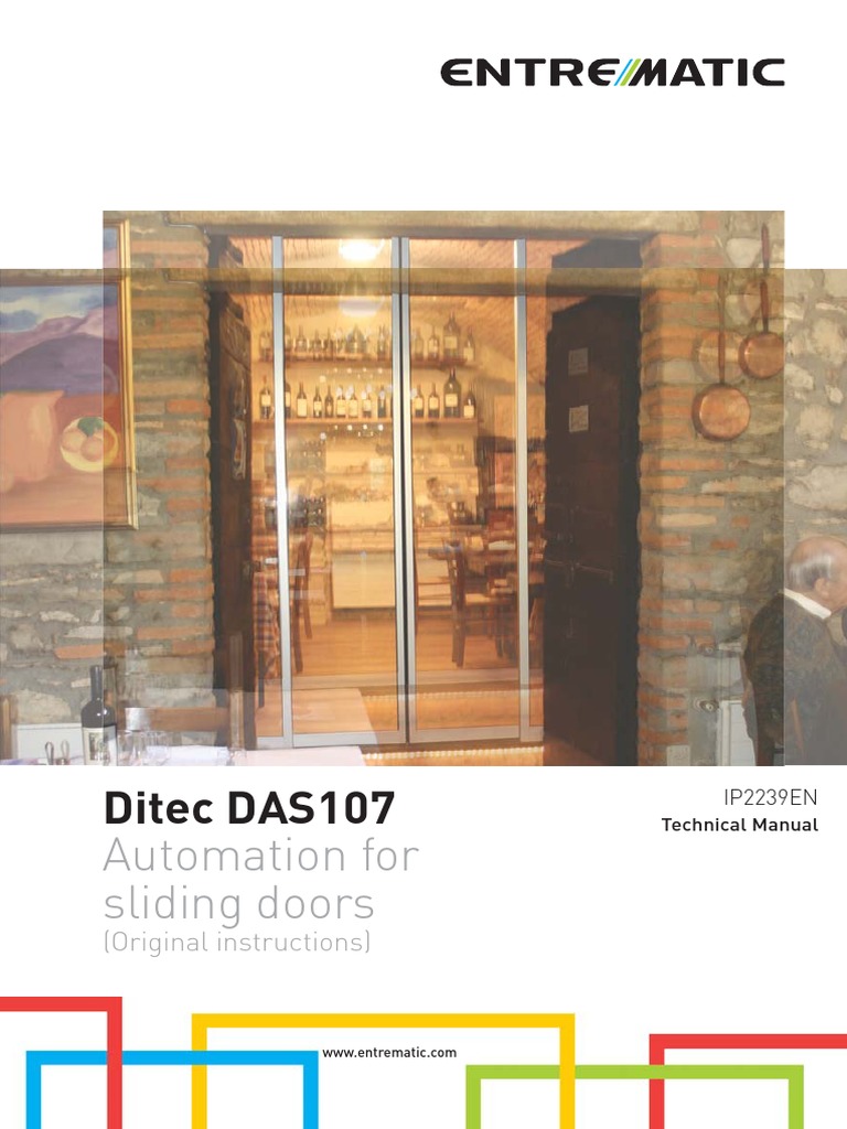Ditec DAS107: Automation For Sliding Doors | PDF | Screw | Parameter ...
