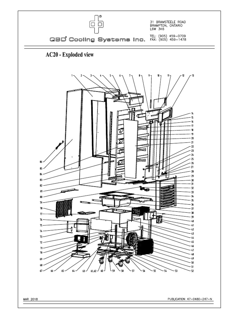 AC20-HC Exploded View-1 | PDF | Building Engineering | Vehicles