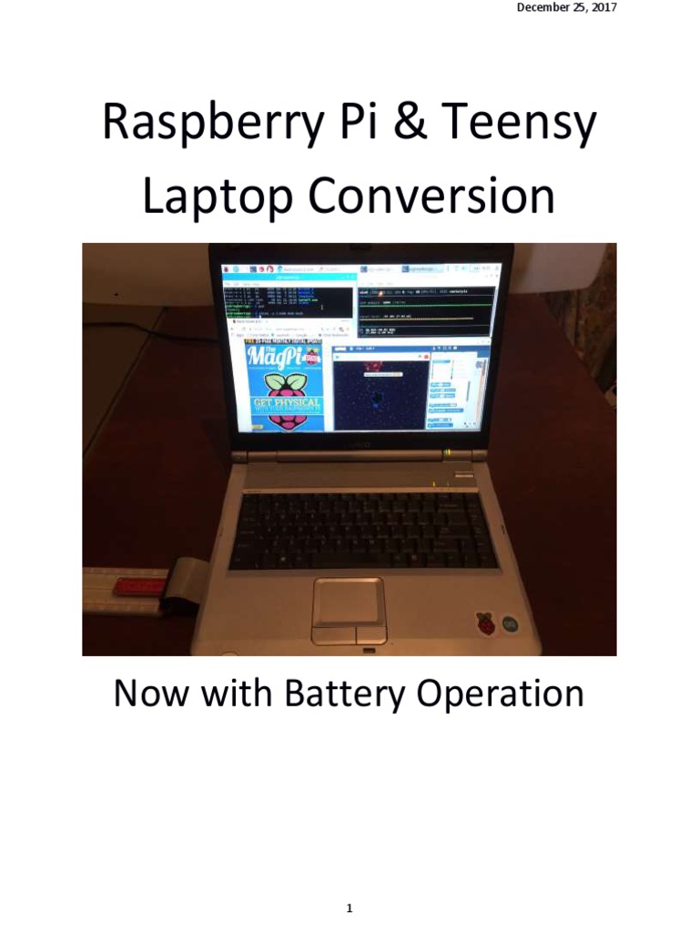 Laptop Conversion To Raspberry Pi | PDF | Laptop | Computer Keyboard