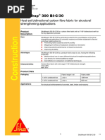 Sikawrap®-300 C: Product Data Sheet | PDF | Fibers | Fibre Reinforced ...
