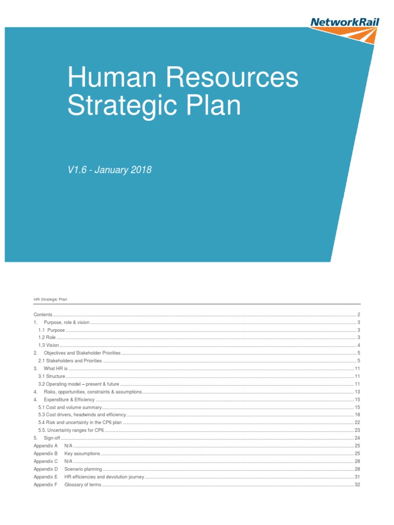 HR Strategic Plan | PDF | Employee Retention | Recruitment
