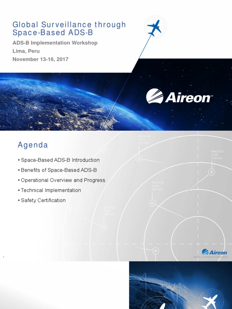 15 Aireon-NAM CAR SAM ADS-B WS v4 | PDF | Air Traffic Control ...