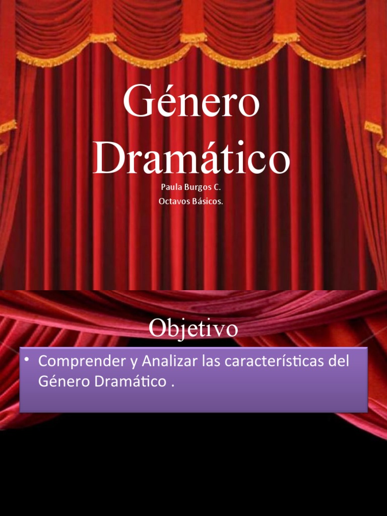 Género Dramático | PDF | Comedia | Teatro