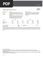 Factsheet Us en Spy | PDF | Exchange Traded Fund | Investing