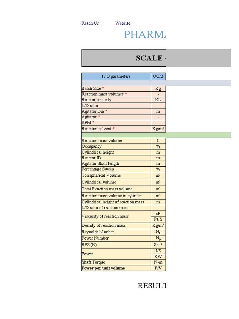 Pharma Engg. Batch Size Scale-Up Feasibility Study | PDF | Volume ...