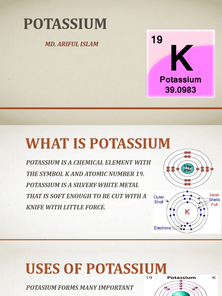 Potassium: Md. Ariful Islam | PDF