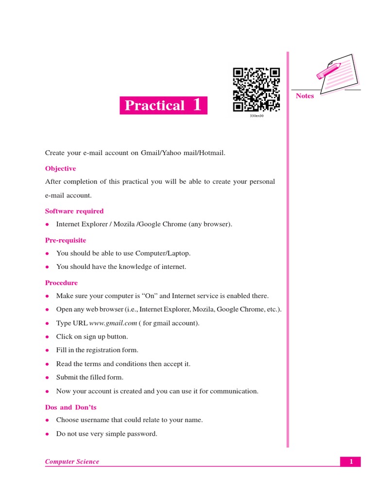 Practcal Manual Computer Science | PDF | Subroutine | Computer Program