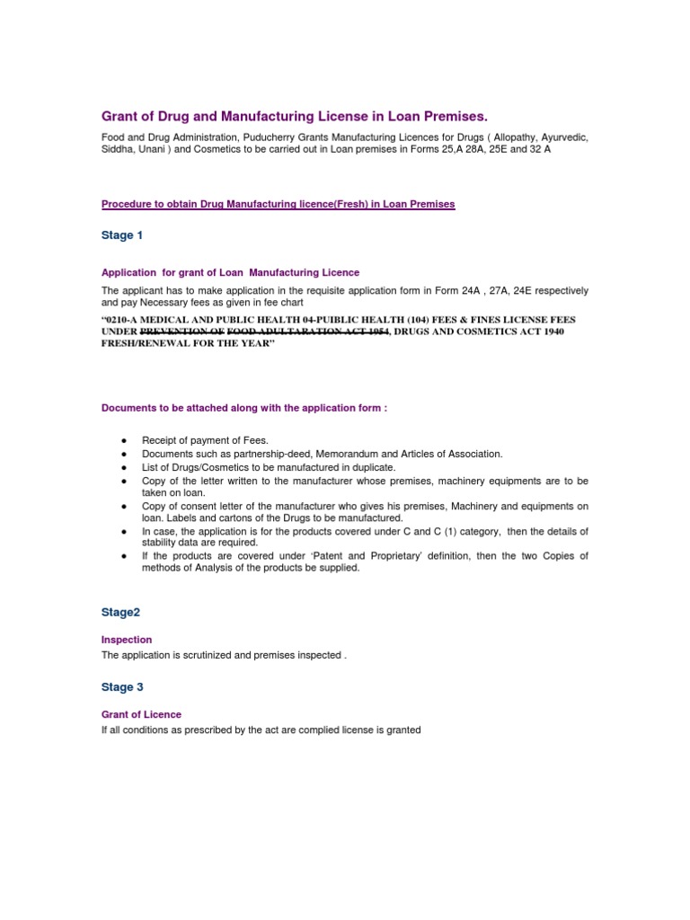 Loan License | PDF | License | Health Care