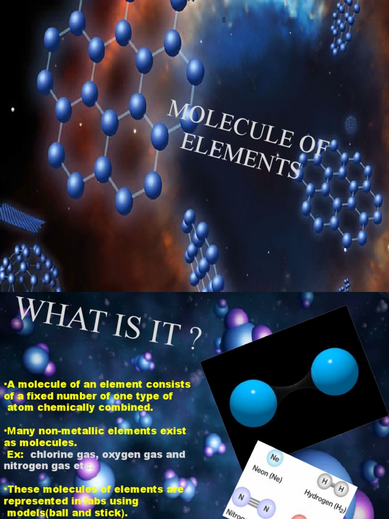 Molecules of Elements Explained | PDF