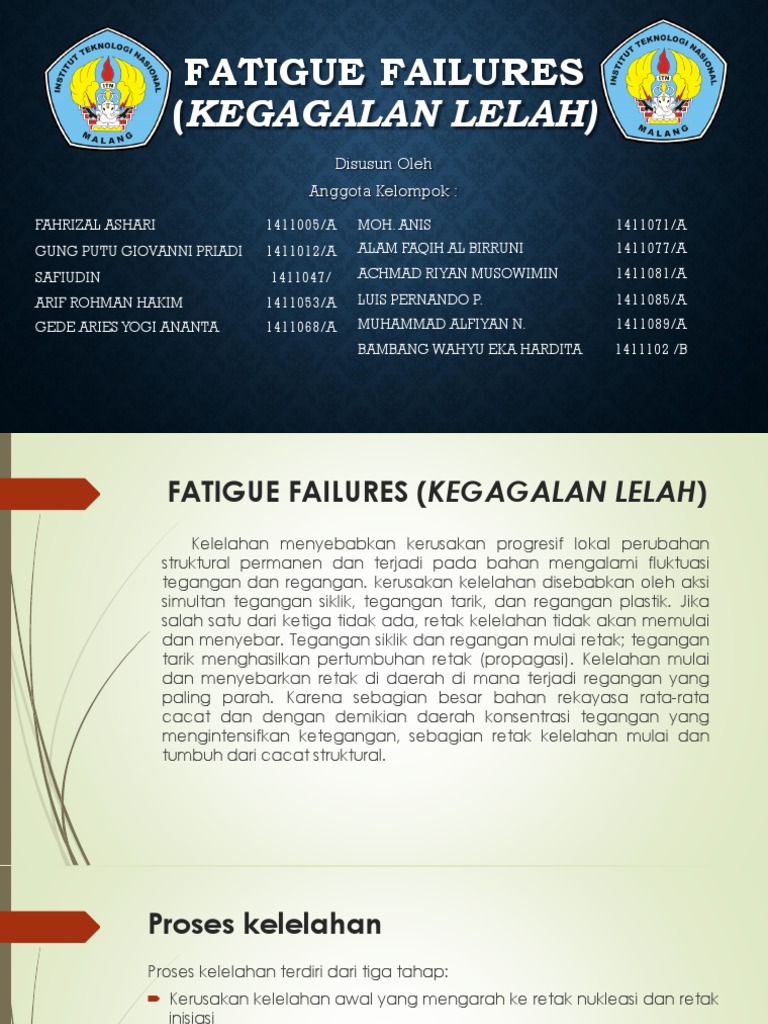 424 - Fatigue Failures PDF | PDF