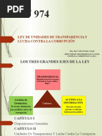 Ley #974 de La Ley de Unidades de Trasparencia y Lucha Contra La ...